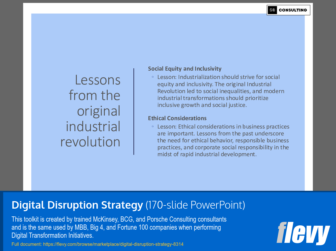 Digital Disruption Strategy PPT