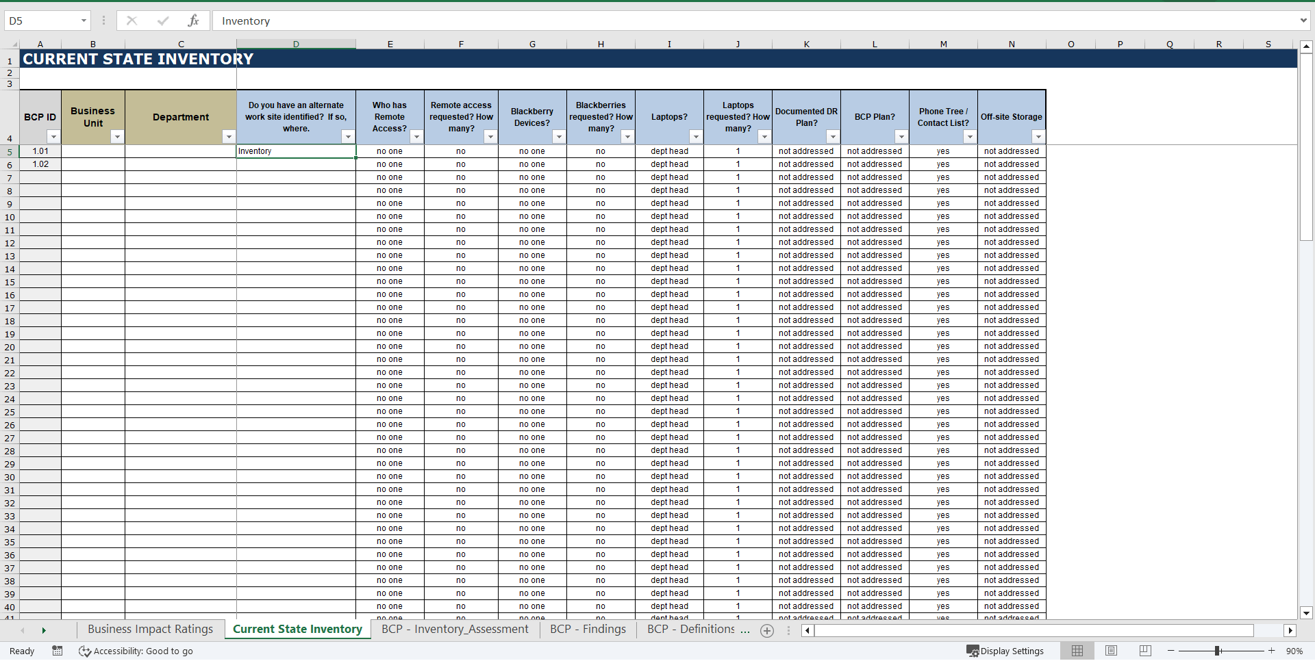 Business Continuity Planning (BCP) & Disaster Recovery (DR) Templates ...