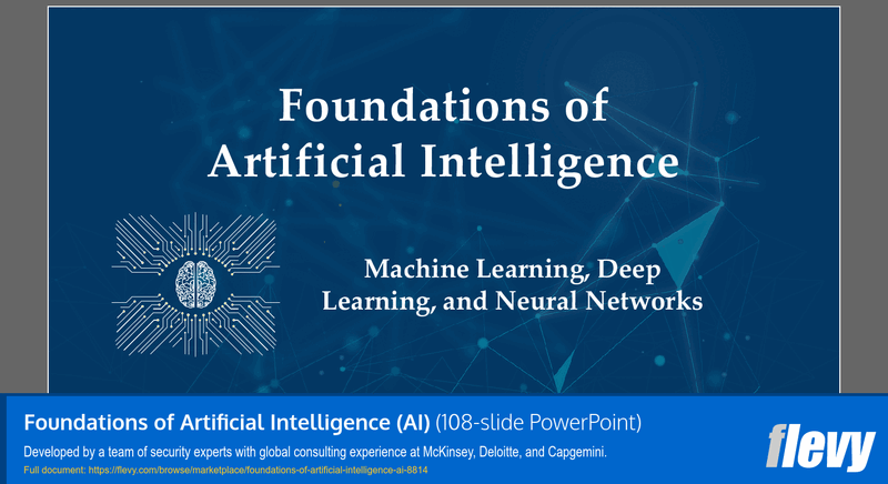 Foundations of Artificial Intelligence (AI) PPT