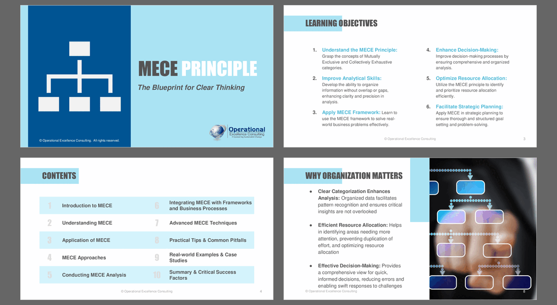MECE (Mutually Exclusive, Collectively Exhaustive) Principle PPT