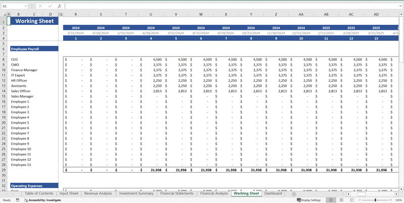 Handel's Ice Cream Franchise Excel Financial Model Template Excel XLS