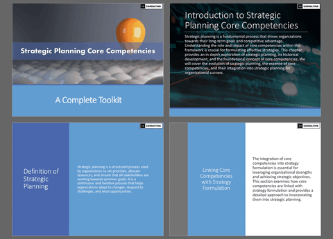 Strategic Planning Core Competencies Toolkit PPT