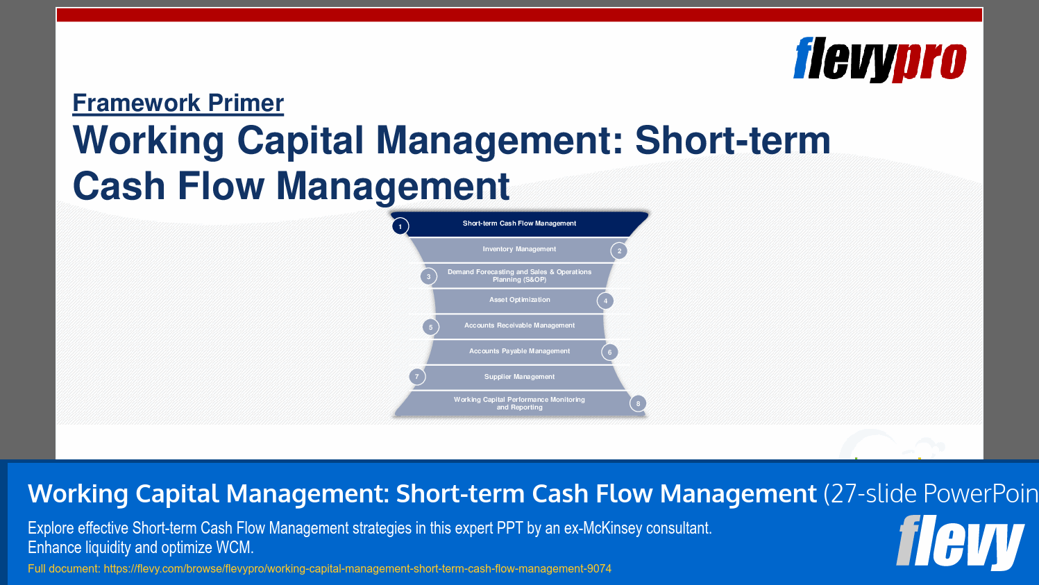 Working Capital Management: Short-term Cash Flow Management PPT