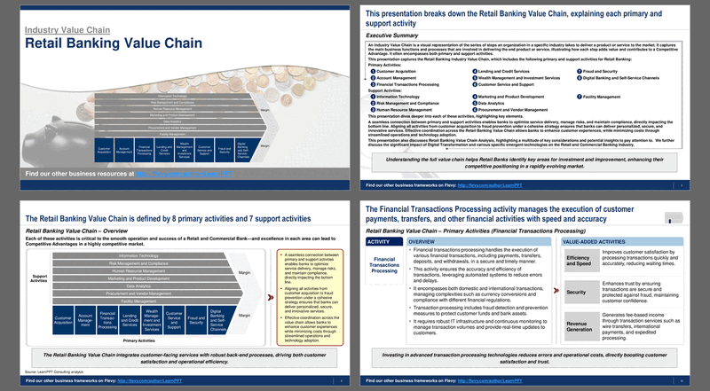Retail Banking Value Chain PPT