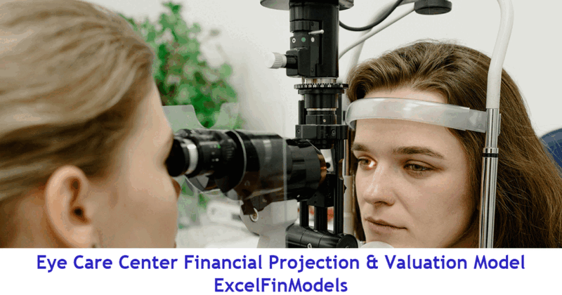 Eye Care Center (Outpatient) 5-Year Financial Model Template Excel XLS