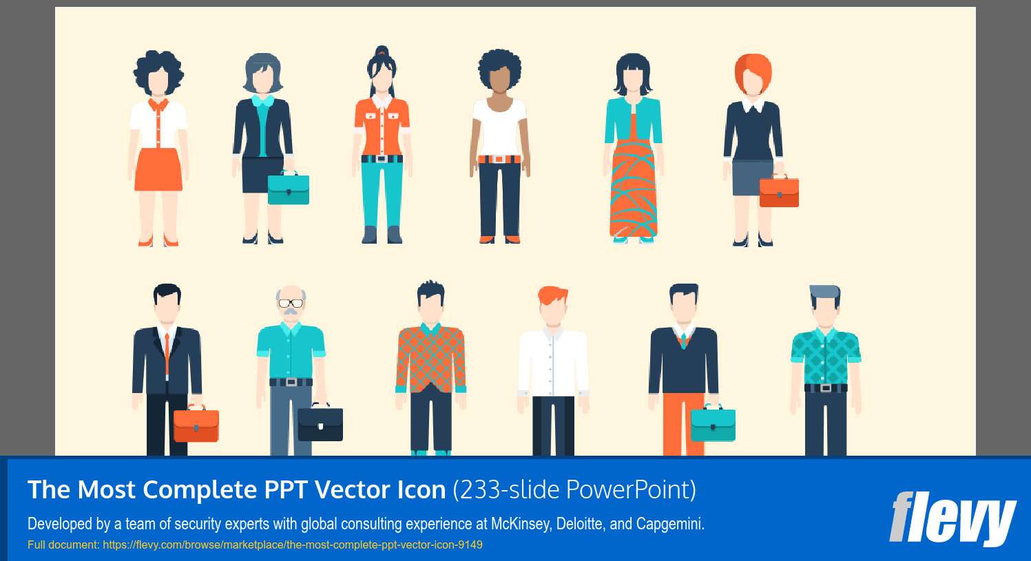 The Most Complete PPT Vector Icon PPT