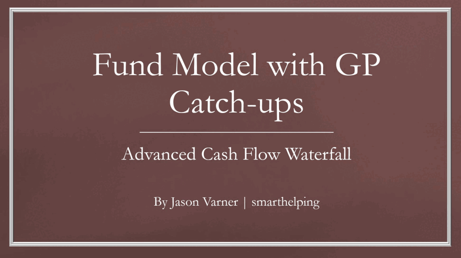GP/LP Fund Structure with Multiple GP Catch-ups Template Excel XLS