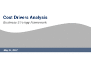 Cost Drivers Analysis (PowerPoint) Slideshow View